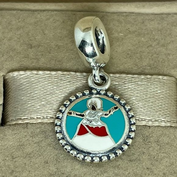 Pandora | Jewelry | Pandora Brazil Dangle Charm Pendant National Dress ...